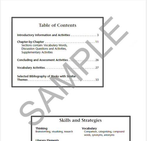 The Barn Novel Units® Teacher Guide Novel Study | TPT