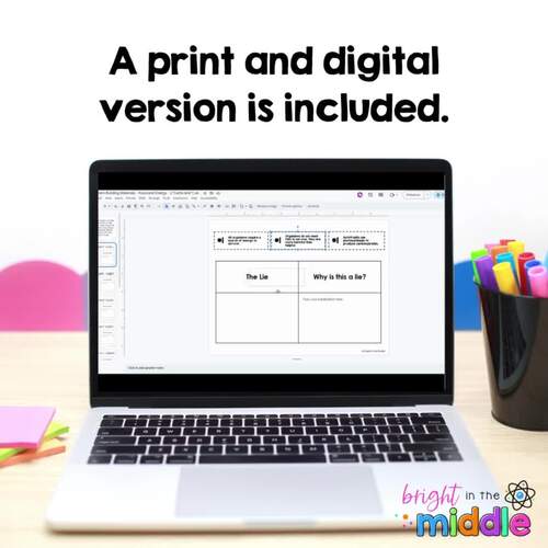 Organisms Building Materials - Food and Energy - 2 Truths and 1 Lie