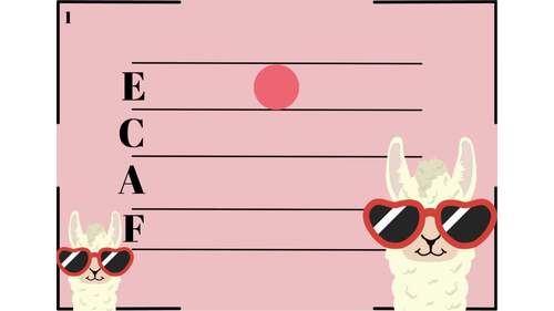 Note Name Reading Practice/Guidance slides- Spaces and lines | TPT