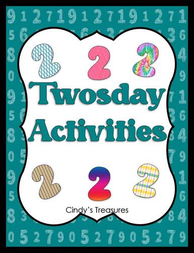 Twosday Activities for Every Year by Cindy's Treasures | TPT