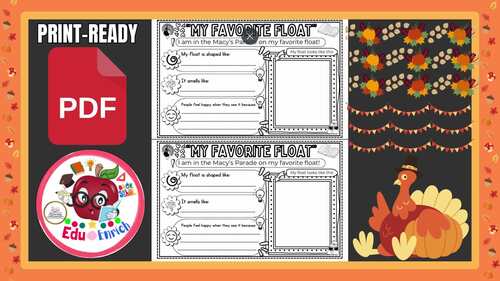 Balloons Over Broadway Template Thanksgiving Parade Virtual Field Trip ...