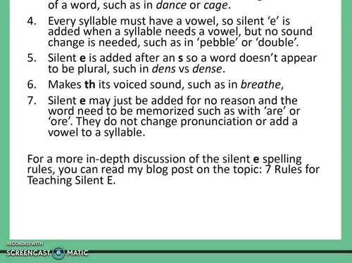 Silent E Ending Words by Joy of Montessori | TPT