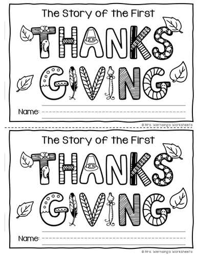 Thanksgiving Mini Book and Activity Packet for Kindergarten! | TPT