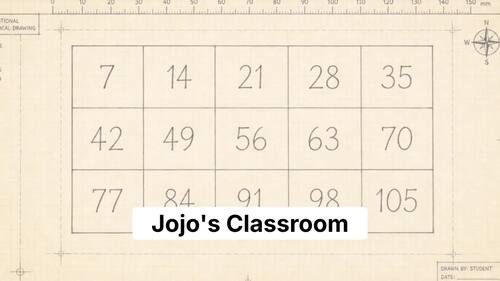 7’s Math SONG, VIDEO, & Bonus Slides, Extension Sheets by Jojo's Classroom