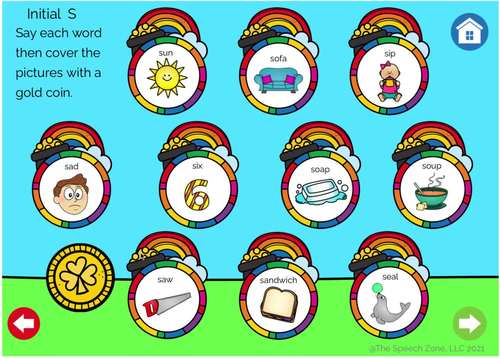 Boom Cards St. Patrick's Day Articulation No Print Activity by The ...