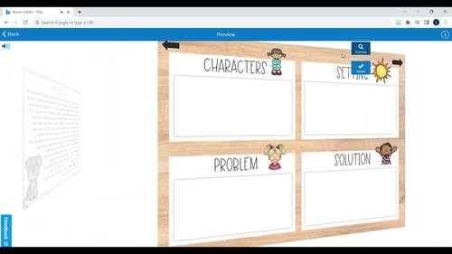 Story Elements Boom Cards by Hands on Learning LLC | TpT