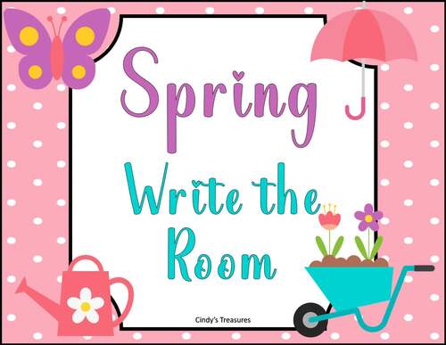 Spring Write the Room by Cindy's Treasures | TPT
