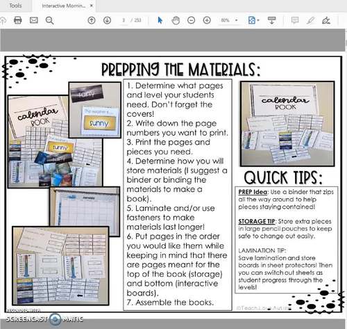 Interactive Morning Meeting BUNDLE with Real Photos CANADIAN VERSION