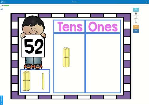 Place Value Boom Cards by Krafty in Kinder | TPT