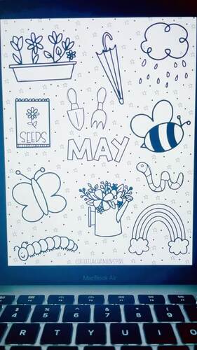 May Coloring Pages | Mother's Day and Spring by Coffee Teach and Inspire