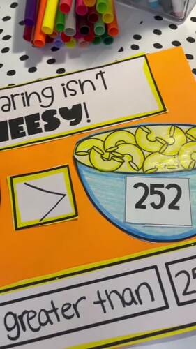 Comparing Numbers Math Craft by The Teaching Diva Corner | TPT