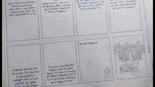 Saul Becomes Paul Bible Story Foldable Mini Book Grade 1 2 3 ELA READING