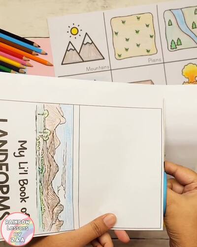 Landforms 2nd Grade | Landform Project | Landform Activities | Landforms Booklet