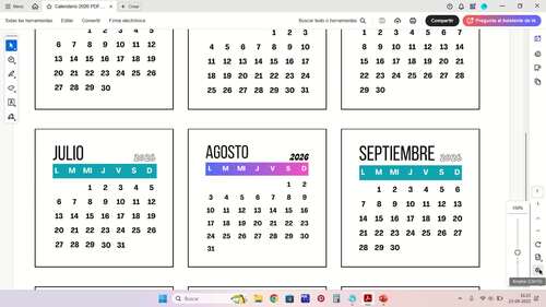 Calendario 2026 editable en CANVA/ formatos PNG y PDF incluye regalo ...