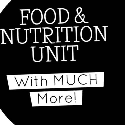 BUNDLE Food & Nutrition Life Skills ADAPTED Vocabulary Unit (Autism ...