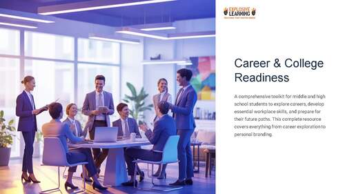 Career College Readiness Comprehensive Toolkit Sk | Career Readiness ...