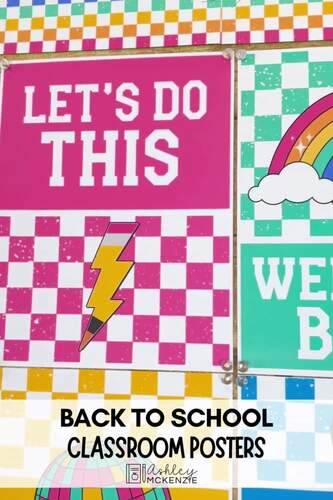 Back to School Classroom Posters | Editable Classroom Decor | BTS Smiles