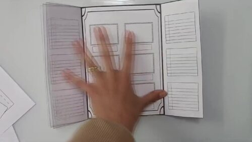 Editable Blank Lapbook template for all subjects by Patricia Lopes