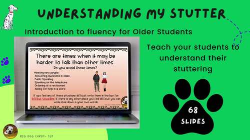 Understanding Stuttering- Fluency Activity for Older Students | TPT
