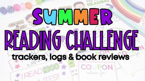 Summer Reading Challenge by Beyond the Playroom | TPT