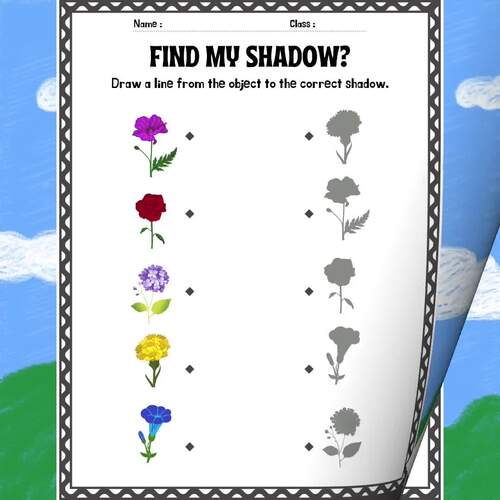 Shadow Matching, Activity Worksheets, PreK & Kindergarten by Creative ...