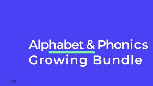 Alphabet Activities, Beginning Sounds Phonics Games Bundle Kindergarten ...