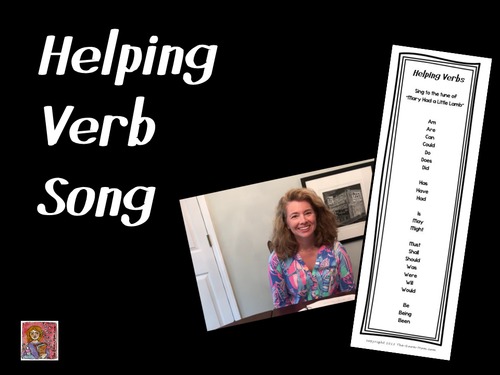 Helping Verb Song, Grammar Tips by TheRoomMom | Teachers Pay Teachers