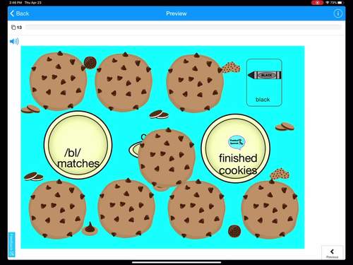 Cookie Batch Match for /l/ blends Boom Cards Distance Learning | TPT