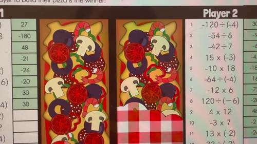 Integer Operations Digital Game Fun Activity | Google Classroom | TPT