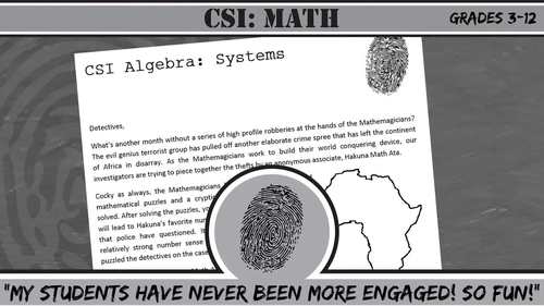 Variables & Expressions CSI Math Algebra Puzzles Printable & Digital ...