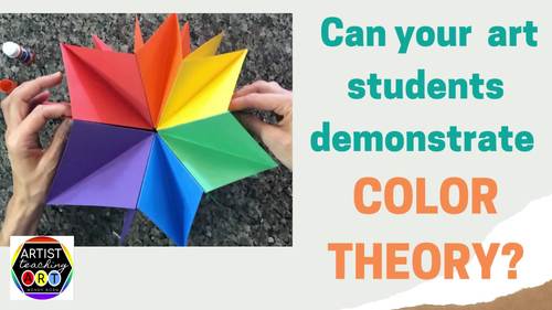 3D Color Wheel! Art Lesson by Artist Teaching Art | TPT