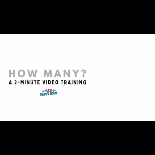 October Third Grade Number Talks: a month of Mental Math Warm-ups