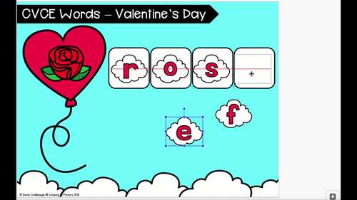 Digital Task Cards l Word Work Bundle l Valentine's Day Theme l Google ...