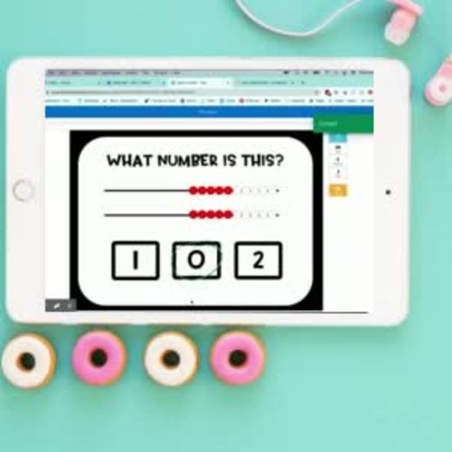 Rekenrek Quick Image Boom Cards 0-10 Multiple Choice for Math Centers