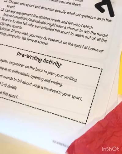 Winter Sports Writing and Craftivity Set by It All Started with Flubber