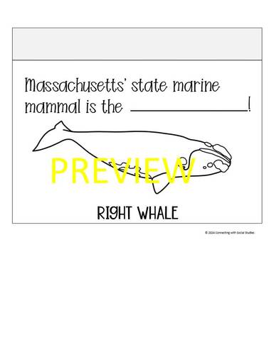 Massachusetts' State Symbols Flipbook by Connecting with Social Studies