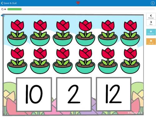 FRENCH Counting 1-20 Easter Digital Boom Cards™ | Compter de 1 à 20 ...