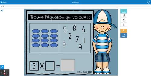 BOOM Cards: Les matrices de multiplication de 1 à 5 by Mme Bock | TpT