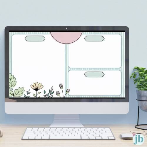 Spring Daily Agenda Slides - Google Slides Templates - FLOWERS THEME