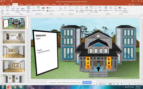 Custom Virtual Art Museum by Art Ed Connection | TPT