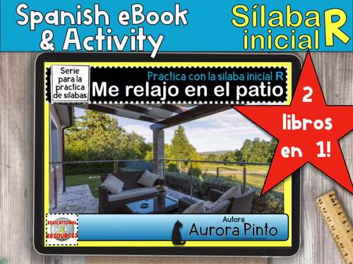 Sílaba R 2 libros y actividades by R and R Educational Resources