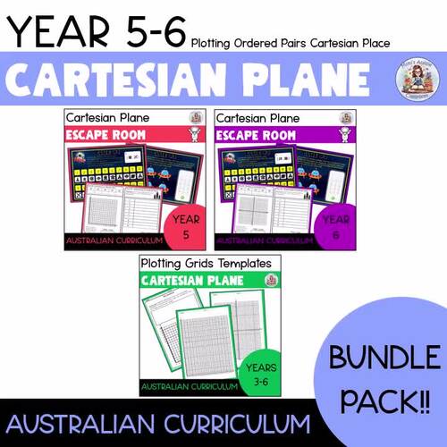 Space-Themed Cartesian Plane Escape Room Adventure Bundle | TPT