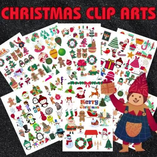 CHRISTMAS CLIP ARTS by EDUCATION IS FUN | TPT