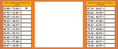 Digital Pixel Art NO PREP Thanksgiving Turkey Decimal Addition and ...