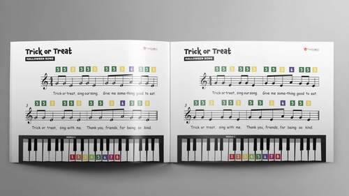 Trick or Treat - Halloween Beginner-Friendly Piano Sheet Music | Play ...