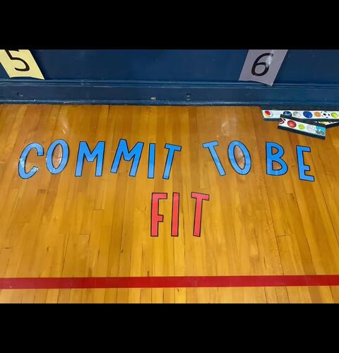 Commit to Be Fit Bulletin Board Kit | PE & Health Classroom Display