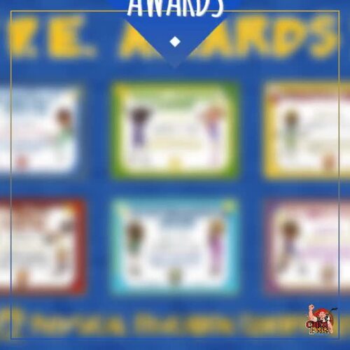 PE Certificates - 12 Awards for Physical Education Character Traits - 3 ...