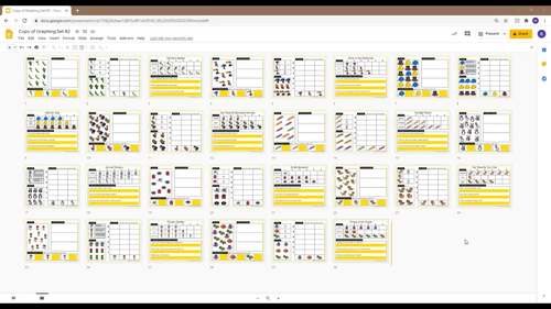 First Grade Graphing Activities for Google Slides by Resource Ranch