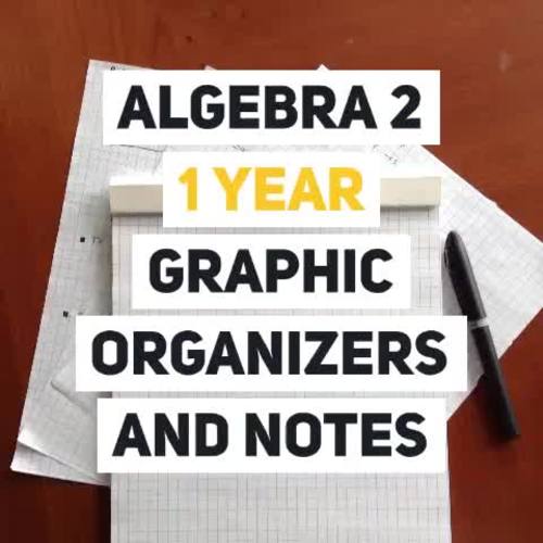 Algebra 2 Notes Full Year by Education with DocRunning | TPT
