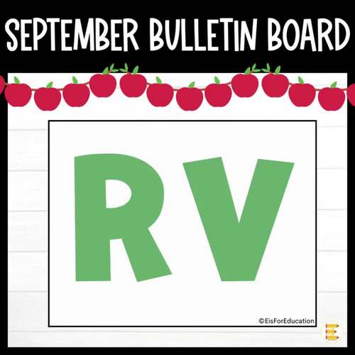 Library Bulletin Board Set – September, Fall Classroom Decor | TPT
